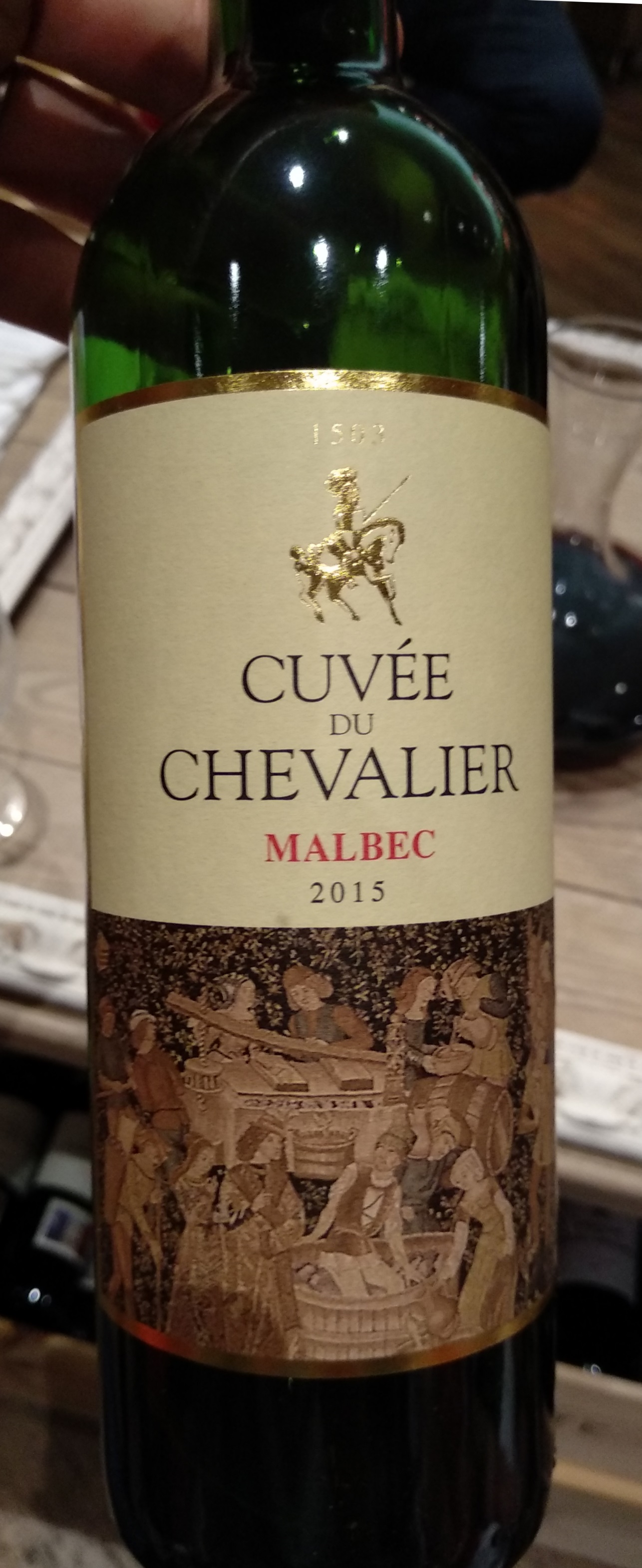 Cuvée du Chevalier (2015) – Le Club Epicure
