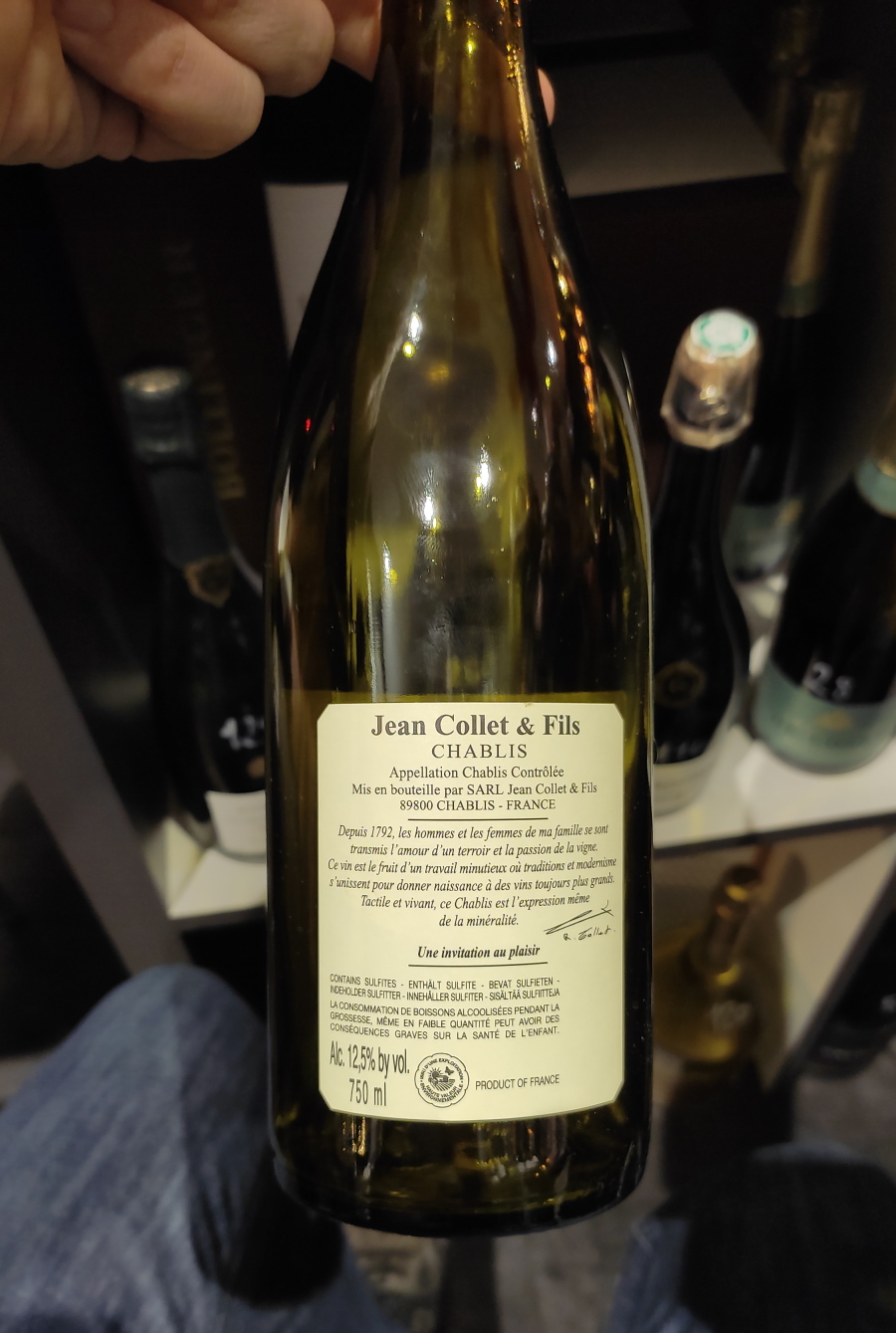 Chablis Jean COLLET et Fils (2021) – Le Club Epicure