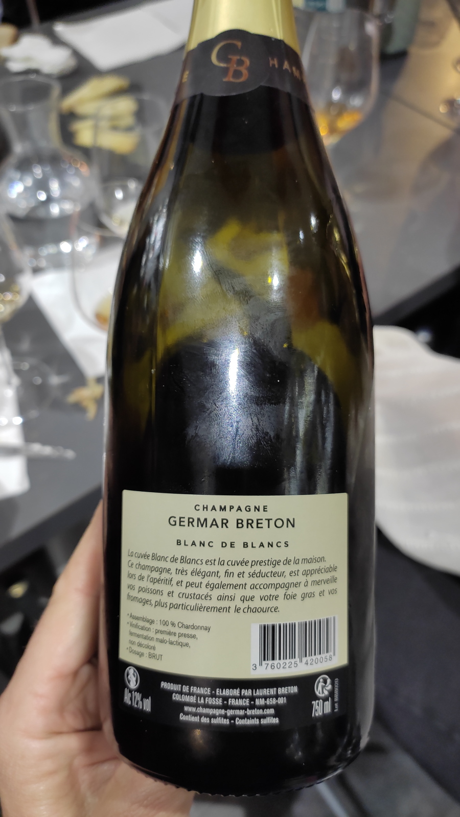 Blanc de Blancs Germar BRETON – Le Club Epicure
